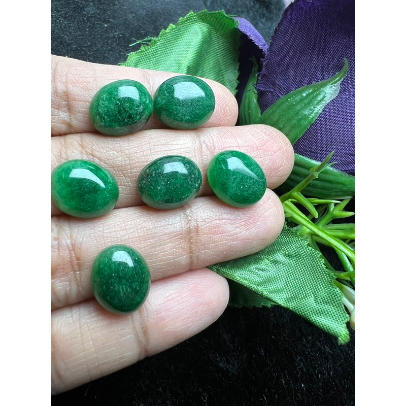 ยกเขียว พลอย สังเคราะห์ สี เขียวหยก พม่า SYNTHETIC JADE BURMA GREEN ...