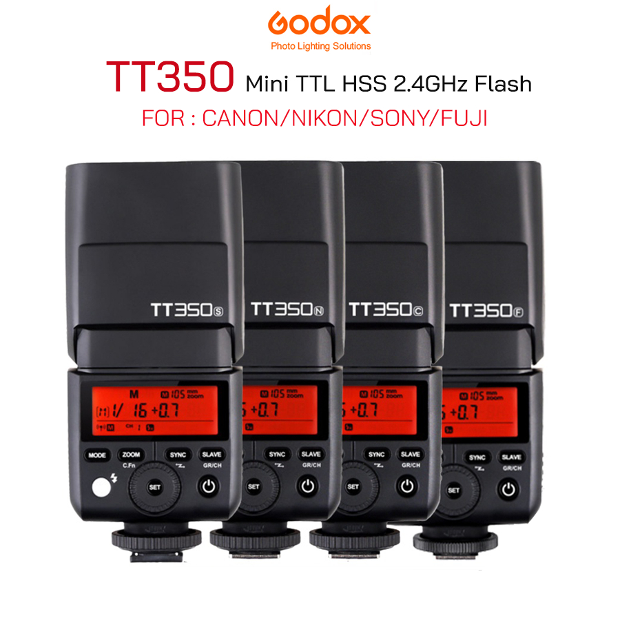 Flash Godox TT350 TTL สำหรับ Mirrorless / DSLR Camera (รับประกัน 1 ปี ...