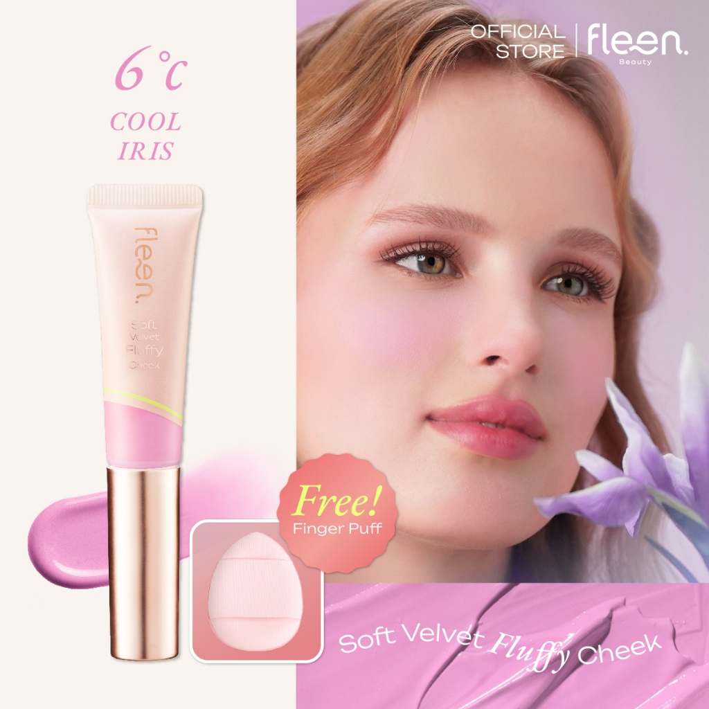 Fleen Beauty Soft Velvet Fluffy Cheek ฟลีนบิวตี้ บลัชออน เนื้อละมุน ...