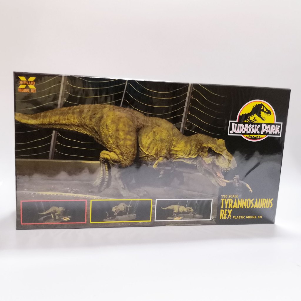 **ของแท้ ต้องทำสีเอง** X-Plus โมเดลพลาสติกประกอบ สเกล 1/35 Jurassic ...