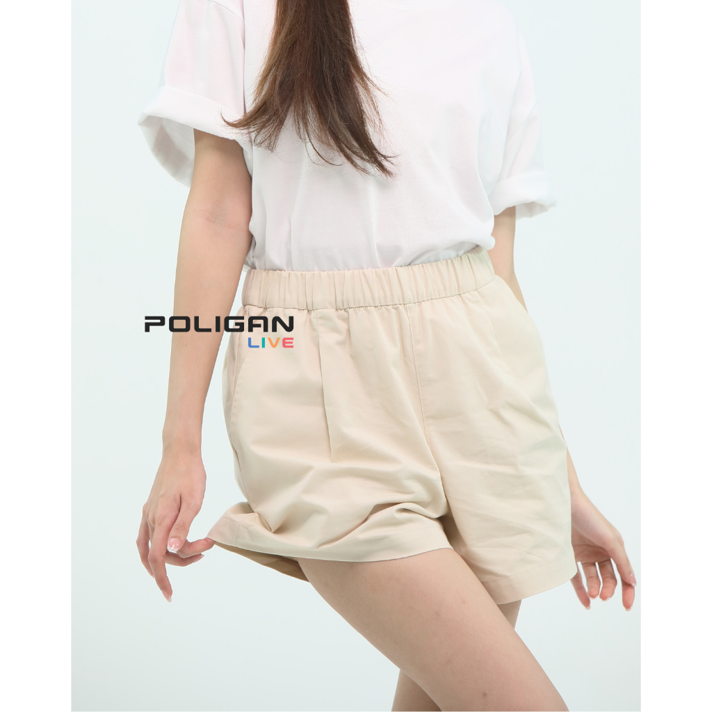 POLIGAN LIVE กางเกงขาสั้น ผู้หญิง PLB002 | Shopee Thailand