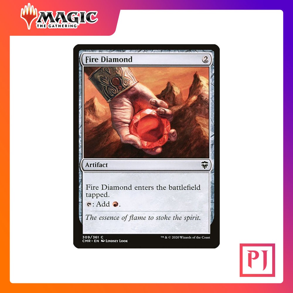 [MTG] Fire Diamond [CMR] [ARTIFACT] [COMMON] [NORMAL] [ENG] (การ์ดเมจิค ...