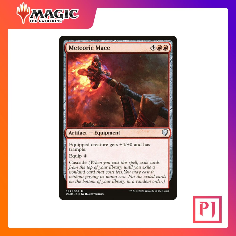 [MTG] Meteoric Mace [CMR] [RED] [UNCOM] [NORMAL] [ENG] (การ์ดเมจิค ...
