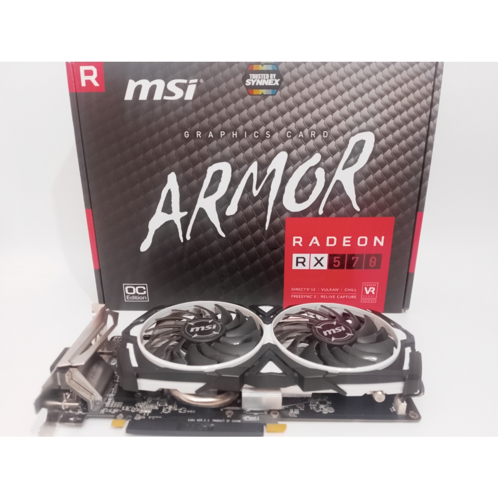 การ์ดจอ MSI RX 570 8GB GDDR5 | Shopee Thailand