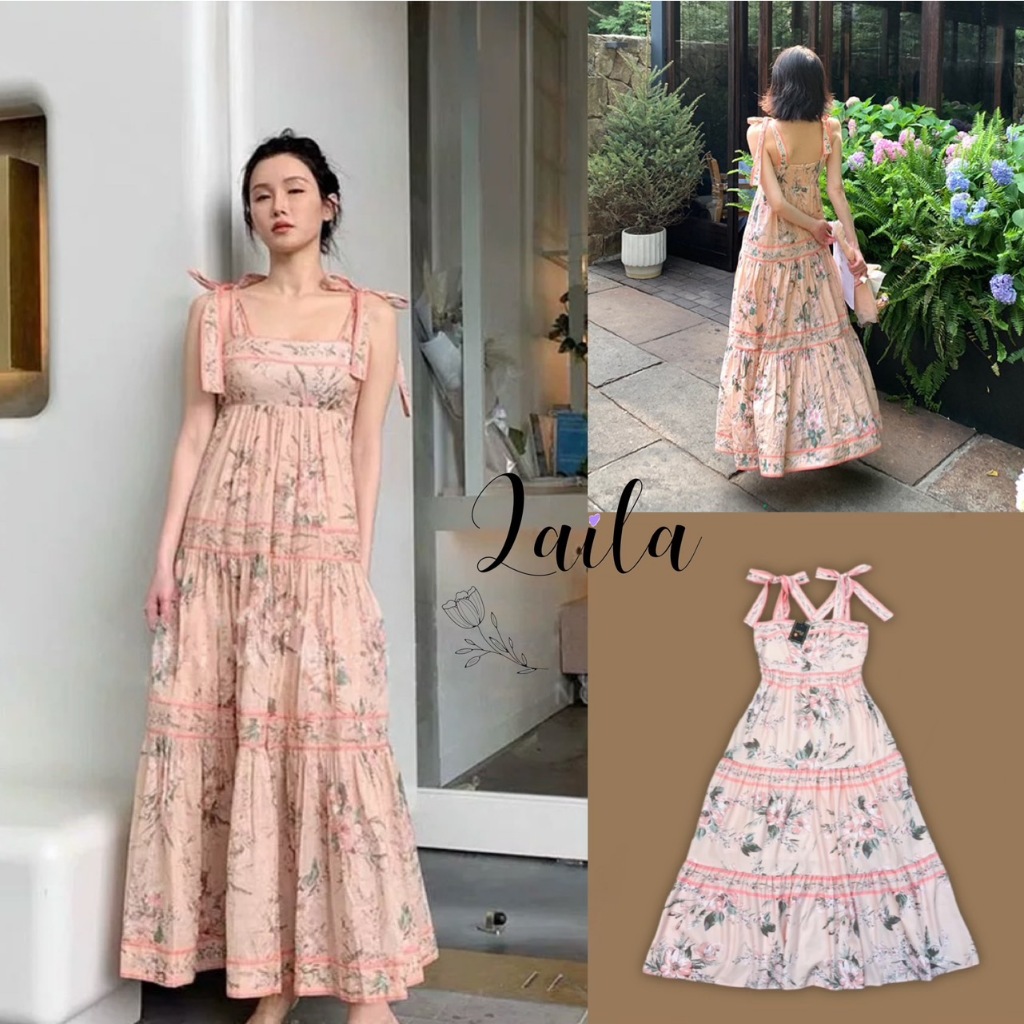 Little Lolita LAILA เดรสยาวงานสไตล์โบฮีเบียน | Shopee Thailand