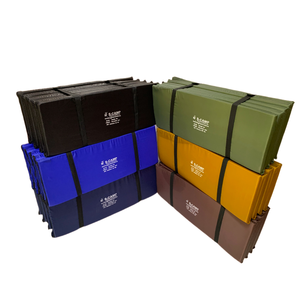 แผ่นปูรองนอนสีพื้น (แบบไม่มีกระเป๋า) ความหนา 35mm. ขนาด 70x200cm. มีให้เลือกหลากสี สามารถถอดซัก ...