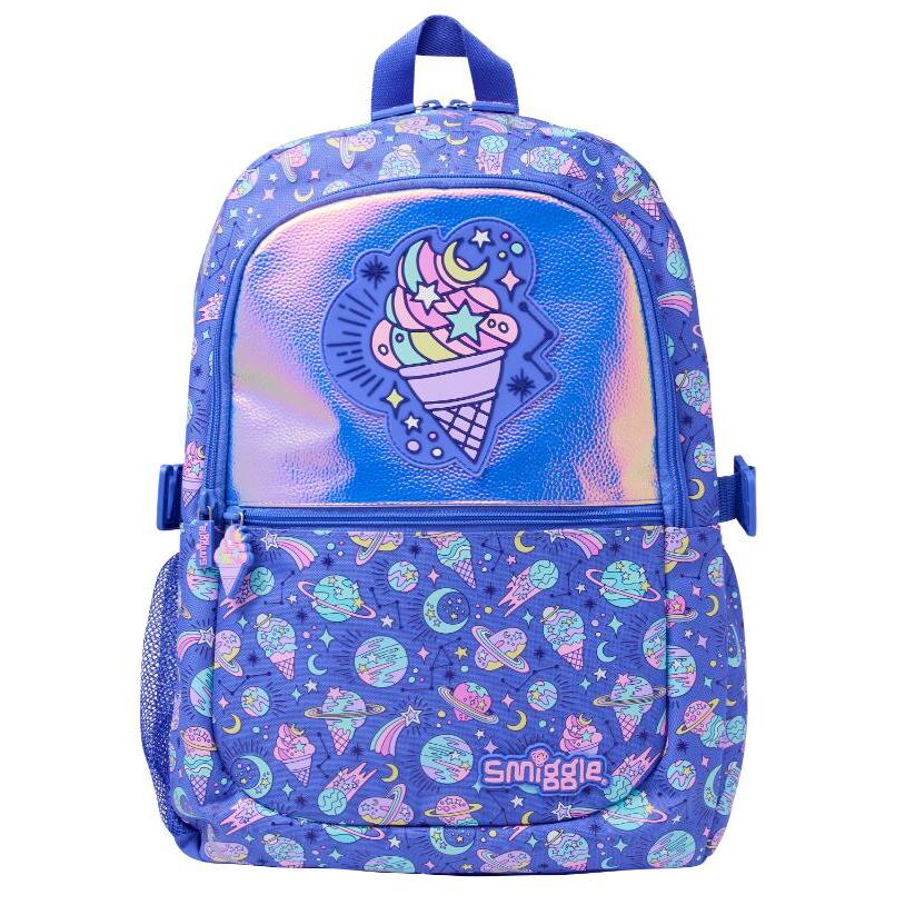 🎒Smiggle Backpacks 🎒 กระเป๋าเป้ ขนาด 16 นิ้ว ลาย ม่วง ไอติม new พร้อม ...
