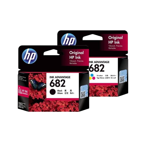 HP 682 BLACK+ HP 682 COLOR ตลับหมึกเเท้HP DESKJET INK ADVANTAGE 1200 ...