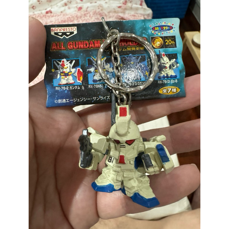 Banpresto Mobile Suit Gundam 20th All Gundam Keychain - Mobile Suit ...