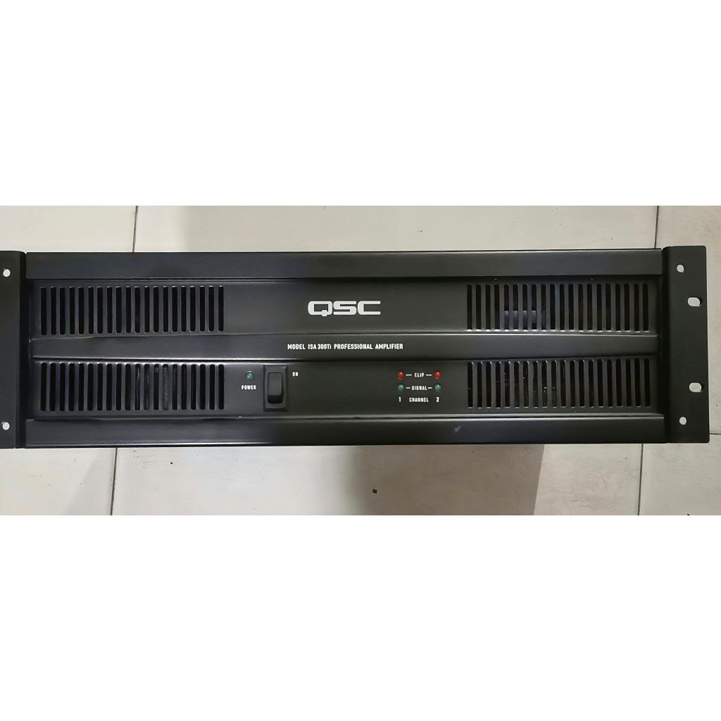 QSC ISA300Ti เพาเวอร์แอมป์ลายน์ 70V/100V คลาส AB 300 วัตต์ MONO ของแท้ ...