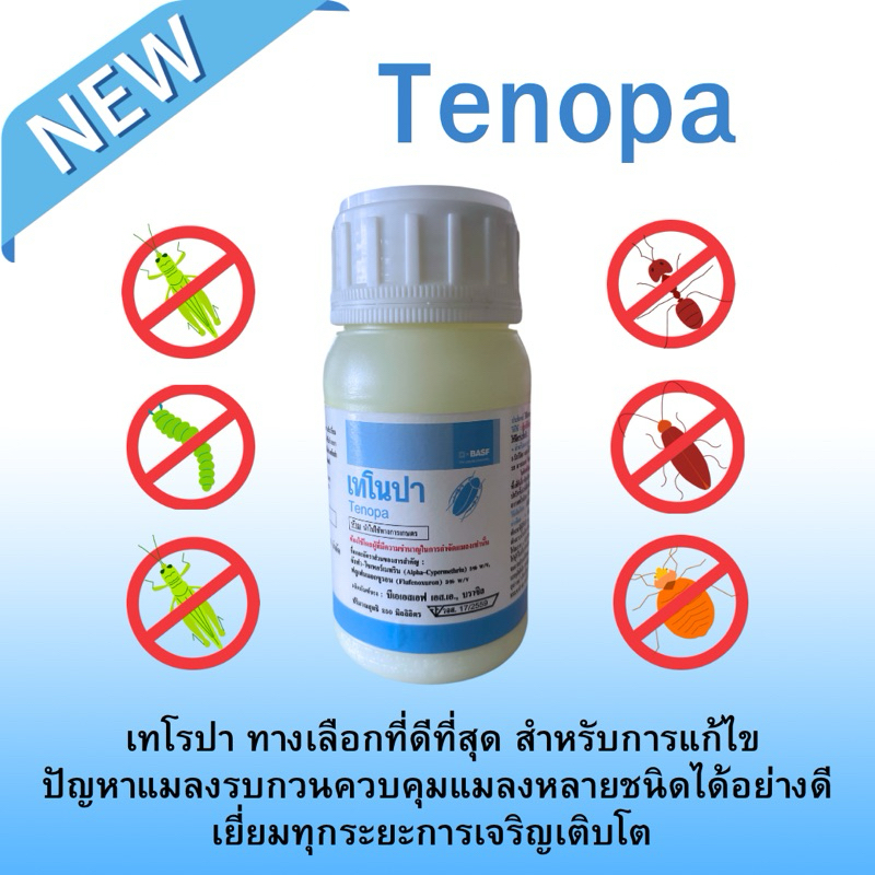 กำจัดแมลงรบกวน เทโนปา Tenopa-250ml | Shopee Thailand