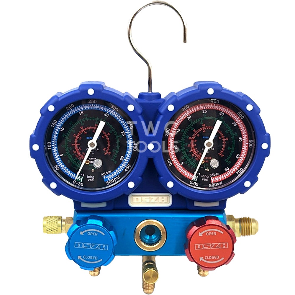 DSZH เกจวัดน้ำยาแอร์ มีหลายตัวเลือก เกจชาร์ตน้ำยาแอร์ R12 R22 R134A R410 R32 เกจวัดน้ำยาแอร์หน้า ...