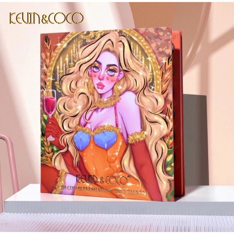 :: KEVIN&COCO:: 69 Color Eyeshadow / Face Palette พาเลท อายแชโดว์ 62 สี ลิป 3 สี บลัชออน+บรอน ...