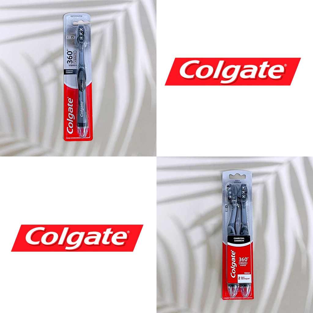 [Colgate®] Charcoal charbon sonic battery powered Toothbrush คอลเกต ...