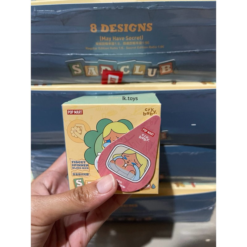 🔥(พร้อมส่ง) ️SECRET ️CRYBABY Sad Club Spinner 🔥แท้💯% | Shopee Thailand