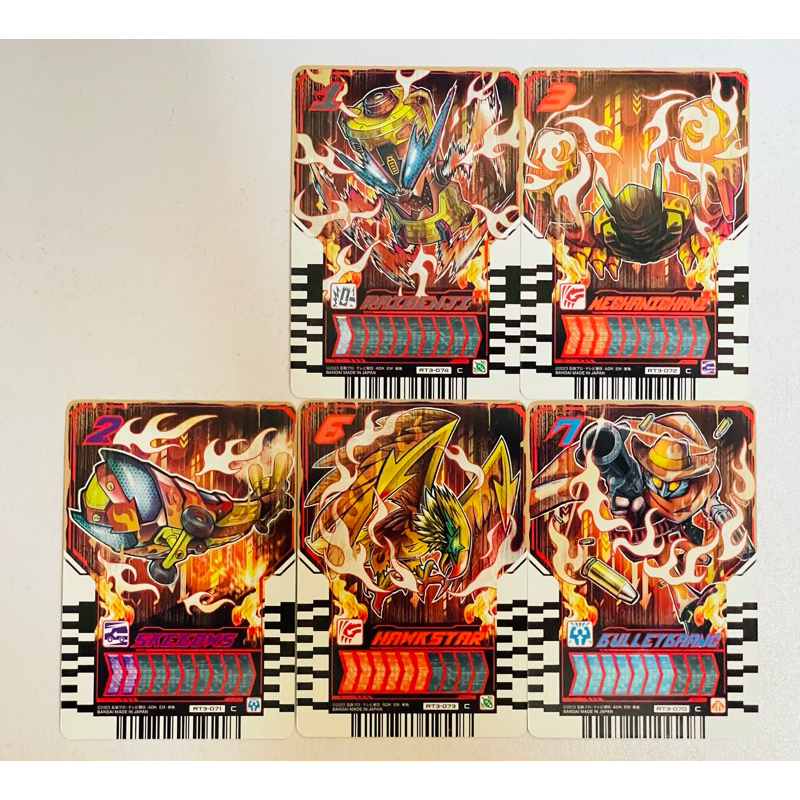 PHASE 03 - Ride Chemy Trading Card - การ์ด มาสไรเดอร์ ก็อตชาร์ด ( ระดับ C ) Kamen Rider Gotchard ...