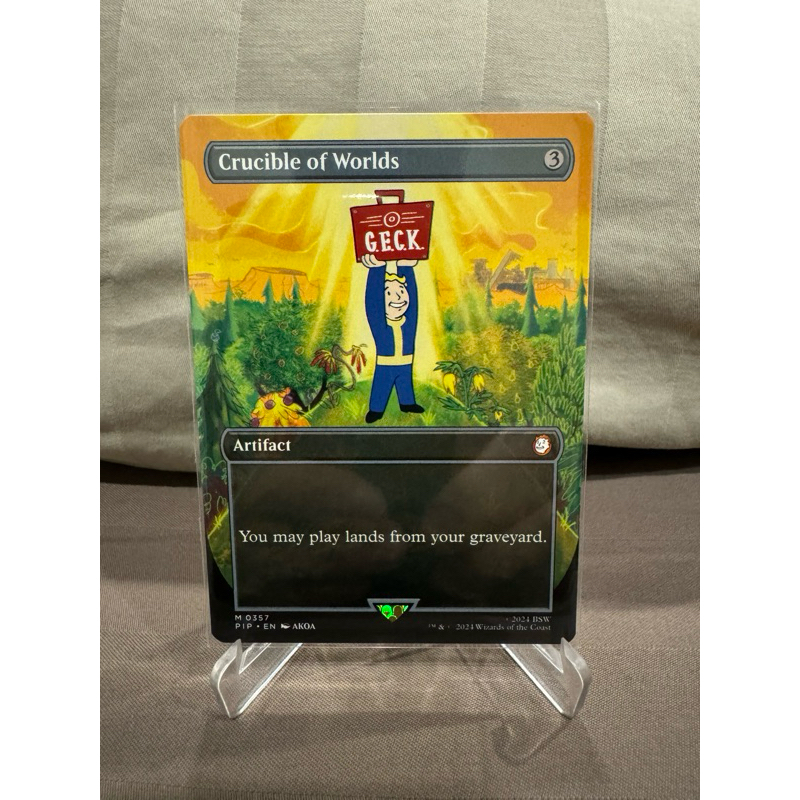 MTG Universes Beyond: Fallout Variants: Crucible of Worlds (0357 ... MTG Universes Beyond: Fallout Variants: Crucible of Worlds (0357 ...