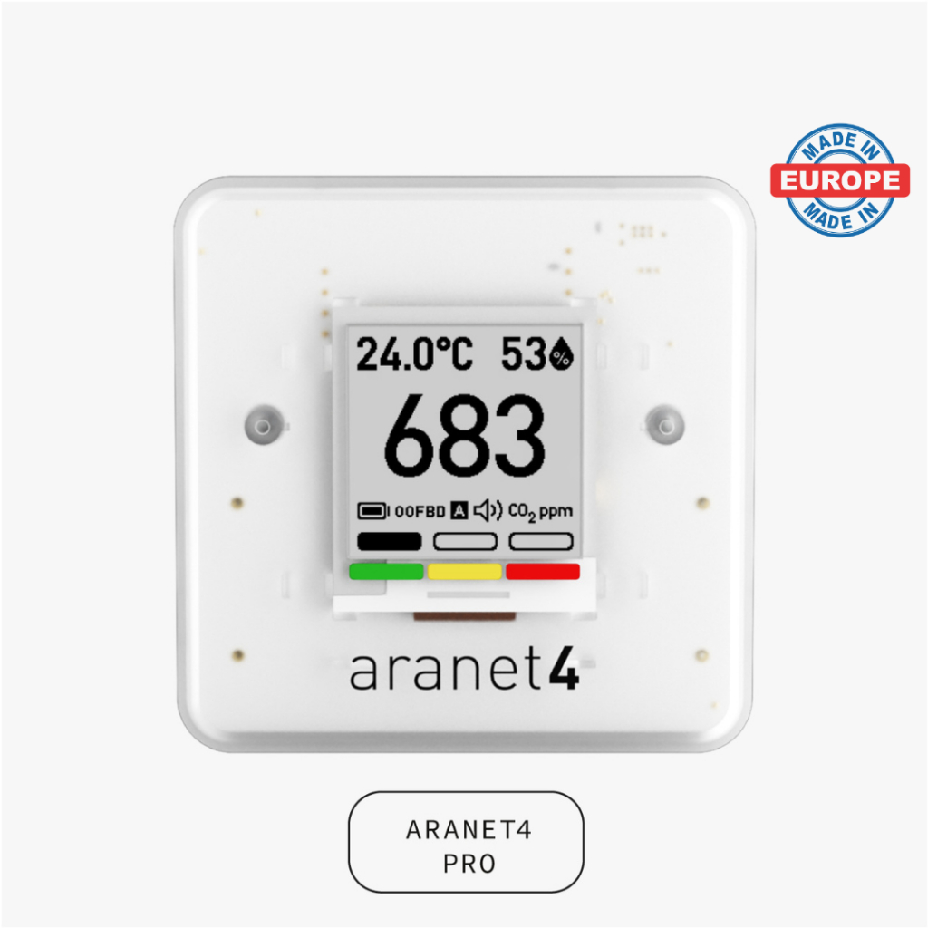 Aranet4 PRO (Made in EU) Laboratory Grade Co2, Temp and RH Air Quality ...