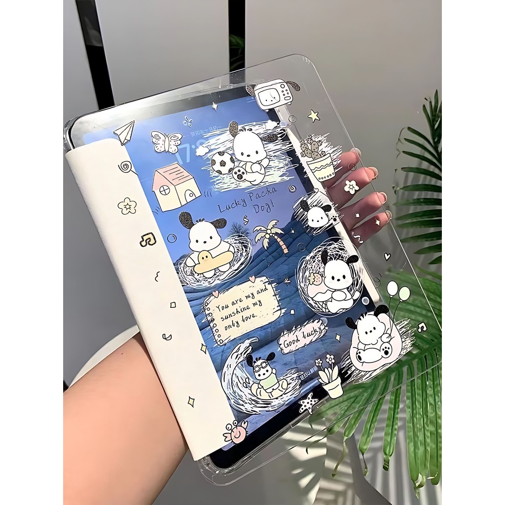 Crystal Glass Case for เคสไอแพด 360 ° Pro 12.9+ Pro 11+gen10/gen6/gen7 ...