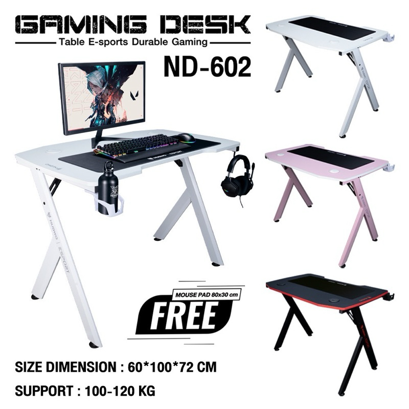 โต๊ะ Nubwo ND-602 Gaming Desk | Shopee Thailand
