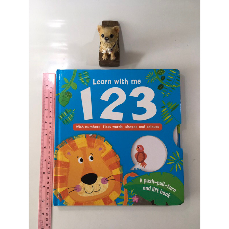 Learn with me 1 2 3 (A push pull turn and lift book) หนังสือภาษาอังกฤษ ...