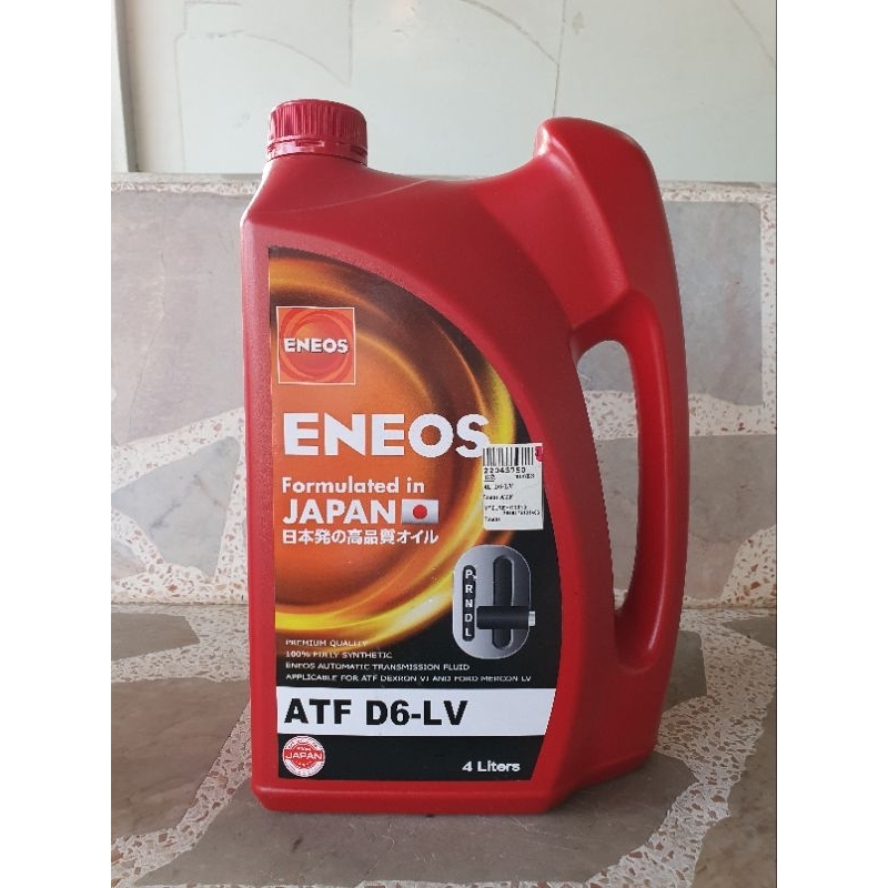 น้ำมันเกียร์ออโต้ Eneos ATF D6-LV | Shopee Thailand