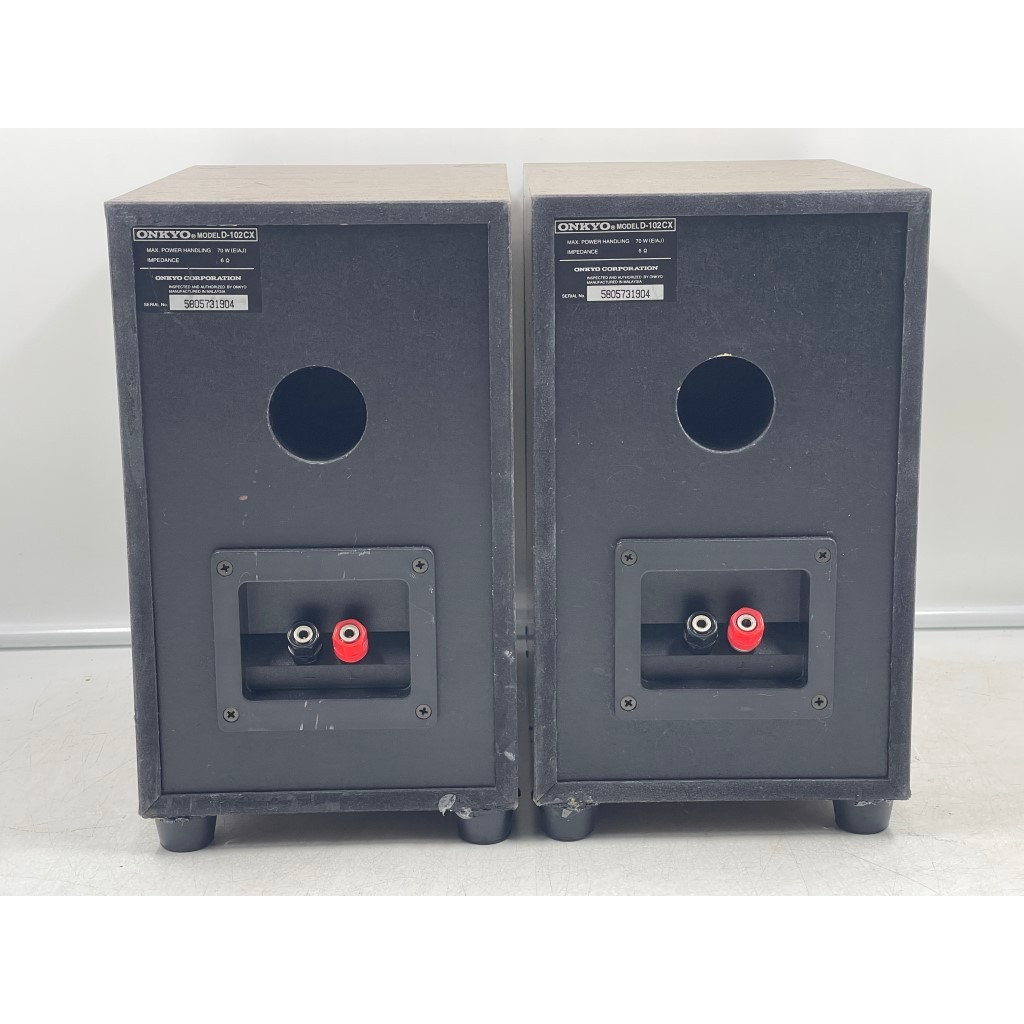 AQ35 ลำโพง 1 คู่ มือสองญี่ปุ่น (904) ONKYO D-102CX 70W 6 โอห์ม Woofer 4 ...