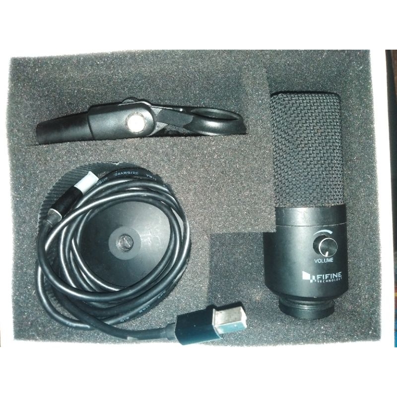 ไมค์ FIFINE K670B มือสอง ใช้งานปกติ พร้อมขาตั้งและสายusbครบกล่อง | Shopee Thailand