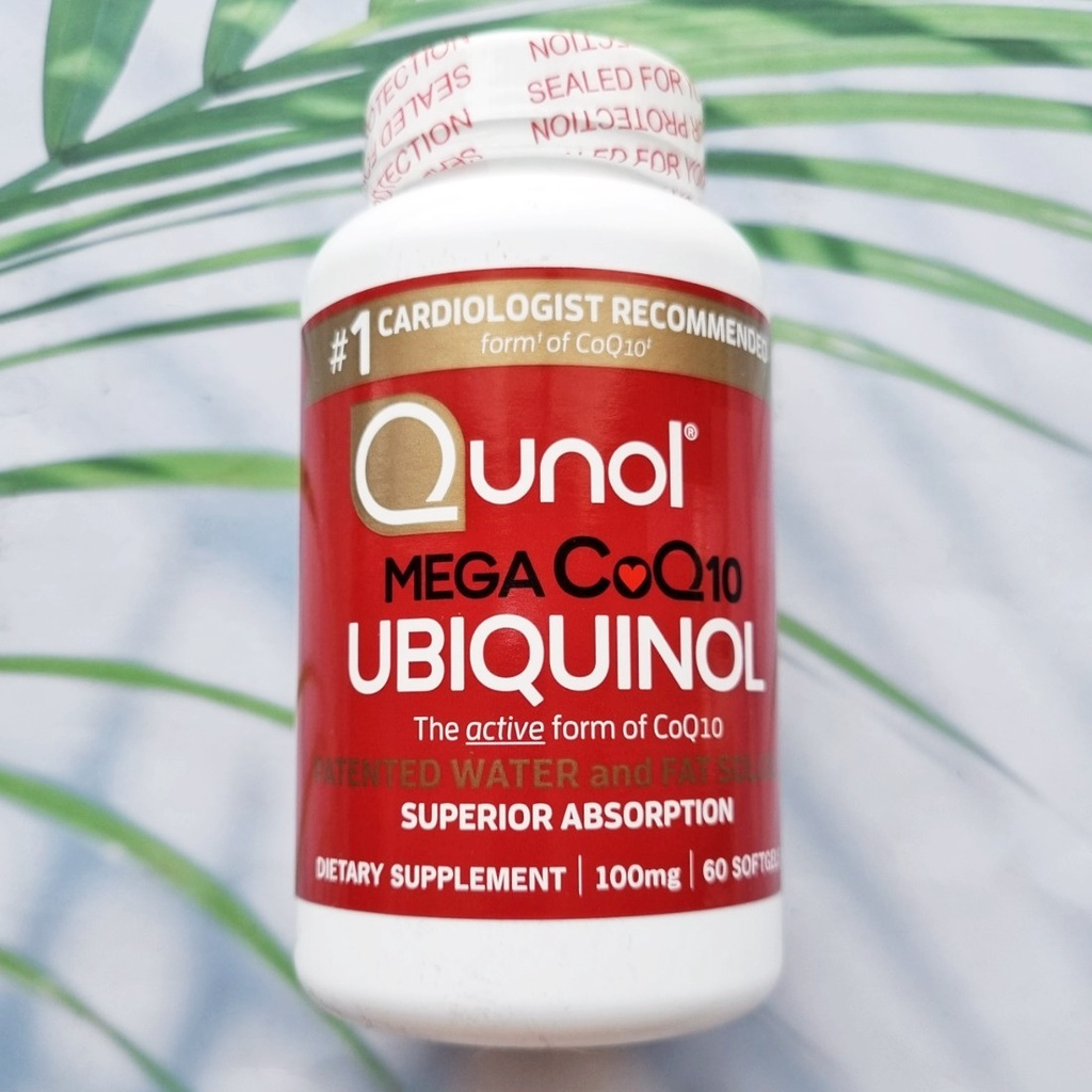 60% Sale!!! EXP. 09/25 Mega CoQ10 Ubiquinol 100 mg 60 Softgels (Qunol) #1 Cardiologist ...