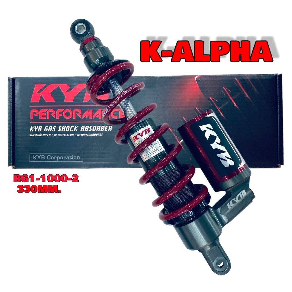 โช้คหลัง (KYB) K-ALPHA HONDA CLICK125 125i 2012 สีแดง รหัสสินค้าRG1-1000-2 | Shopee Thailand