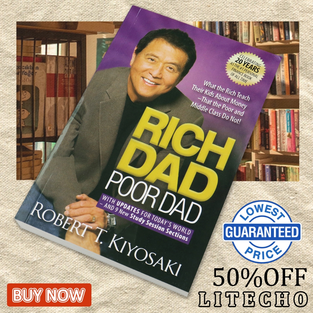 【English Book】Rich Dad Poor Dad Robert Toru Kiyosaki Personal Finance ...