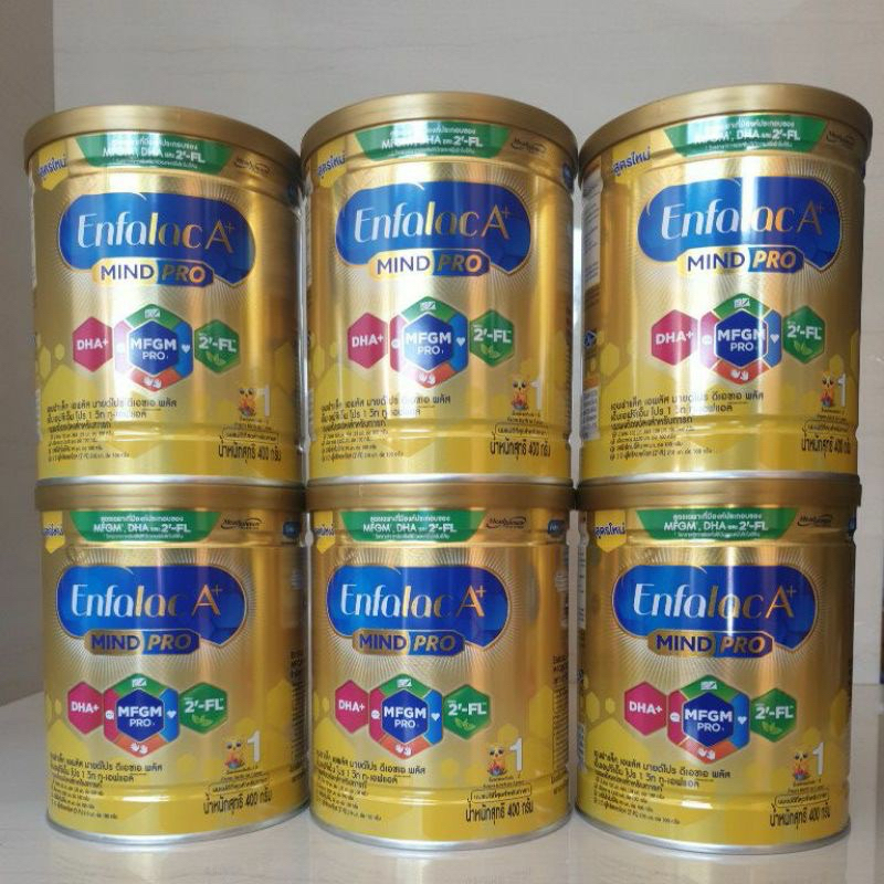Enfa A+ สูตร 1 400 กรัม แบบกระป๋องเอนฟาแล็ค เอพลัส มายด์โปร ดีเอชเอ ...