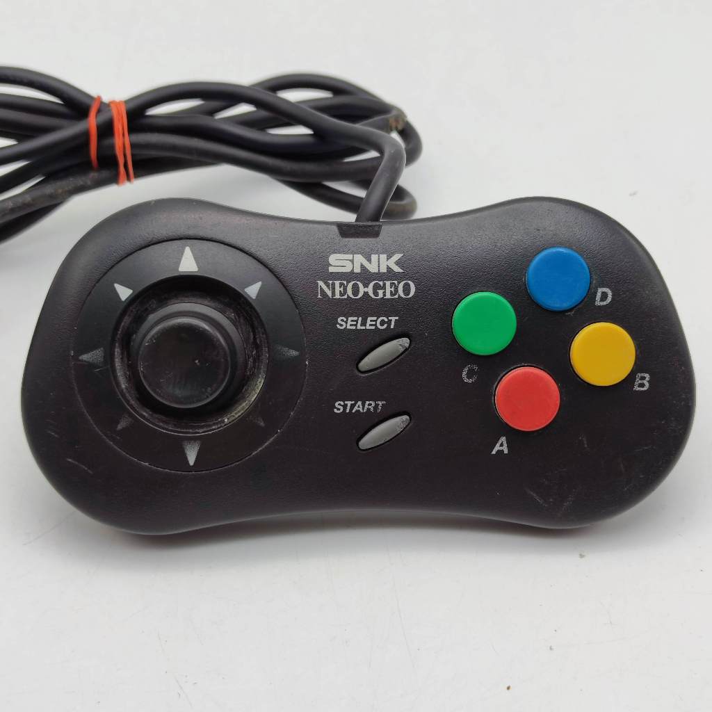 NEOGEO CD controller จอยแท้ [JUNK] สายแข็ง มีตำหนิตามรูป จอยเสีย ไม่ได้ ...