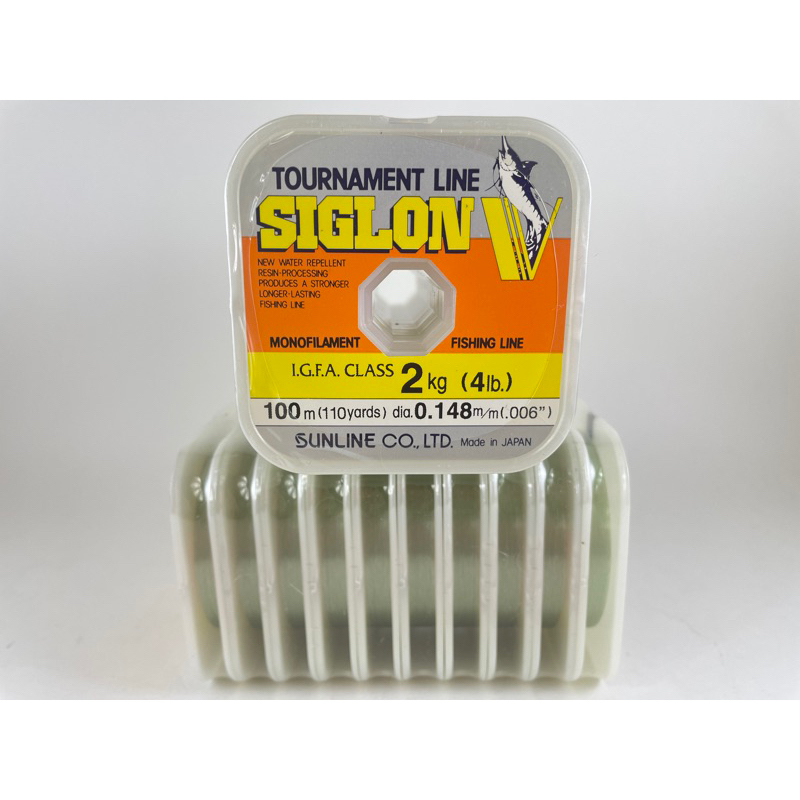 สายเอ็น Sunline Siglon V. (Made in Japan.) ขนาด 1ปอนด์ 2 ปอนด์ 4 ปอนด์ ...