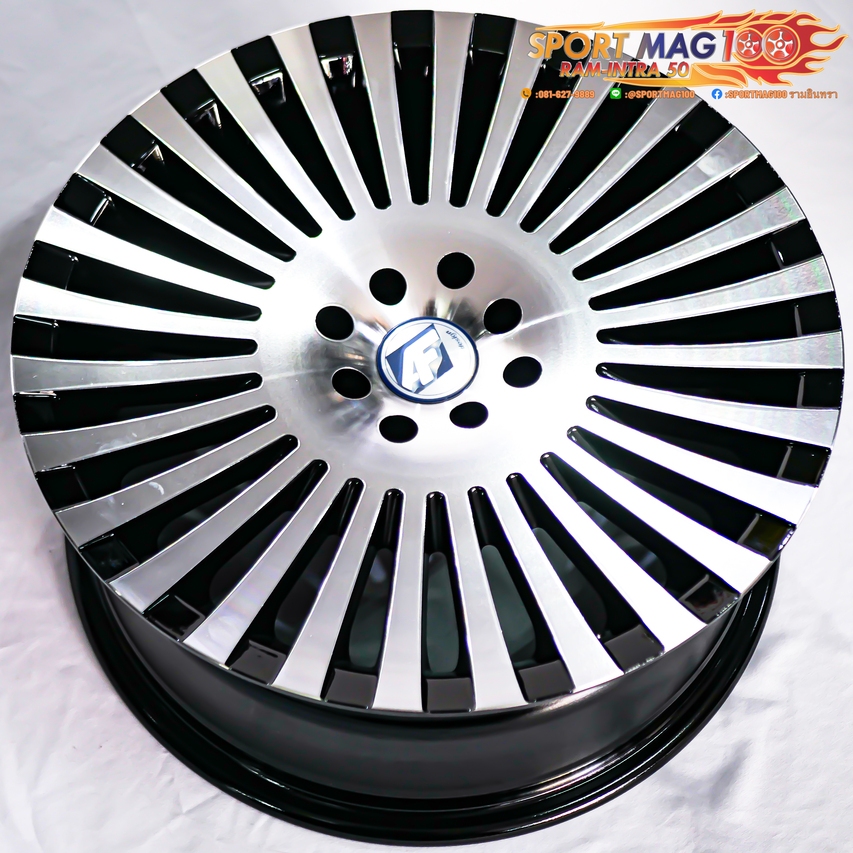 แม็กซ์ใหม่ AF P1156 4รู100/114 สีดำหน้าเงา 7.5-17นิ้ว | Shopee Thailand