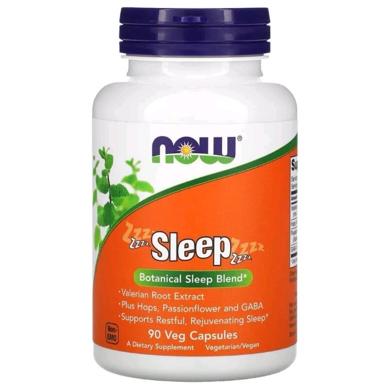 Now Foods, Sleep, Botanical Sleep Blend, 90 Veg Capsules | Shopee Thailand