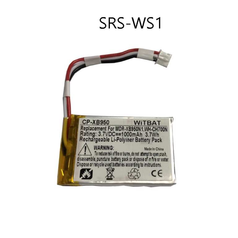 แบตเตอรี่ 1000MAh LIS1553,LIS1553(SY6) สำหรับ Sonyy MDR-XB950N1,WH ...