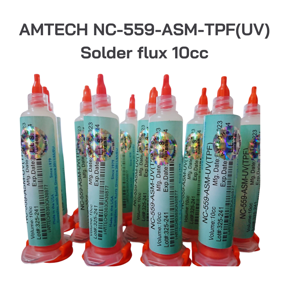 ฟลั๊กหลอด AMTECH NC-559-ASM-TPF(UV) Solder flux 10cc | Shopee Thailand