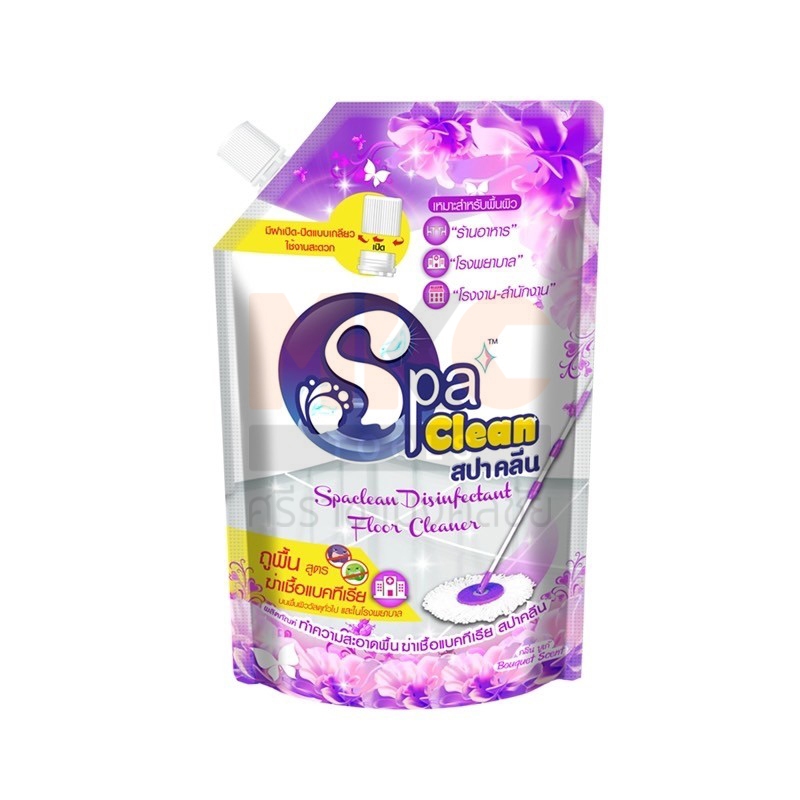 น้ำยาถูพื้นฆ่าเชื้อ (กลิ่นบูเก้/กลิ่นฟลอรัลพิ้งค์) ขนาด700ML SPA CLEAN | Shopee Thailand