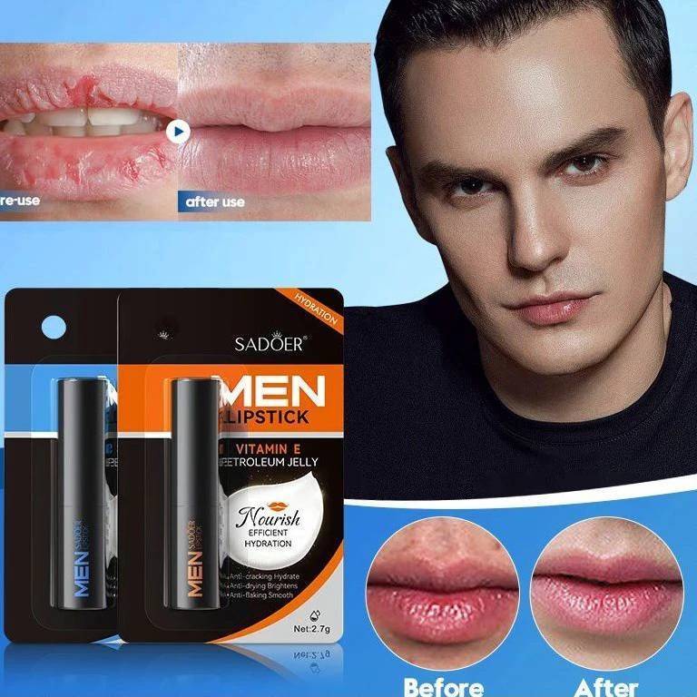 Sadoer Men Lip Balm ลิปบาล์ม ปรับปรุงริมฝีปากที่แห้งให้ชุ่มชื่น 2.7g. | Shopee Thailand