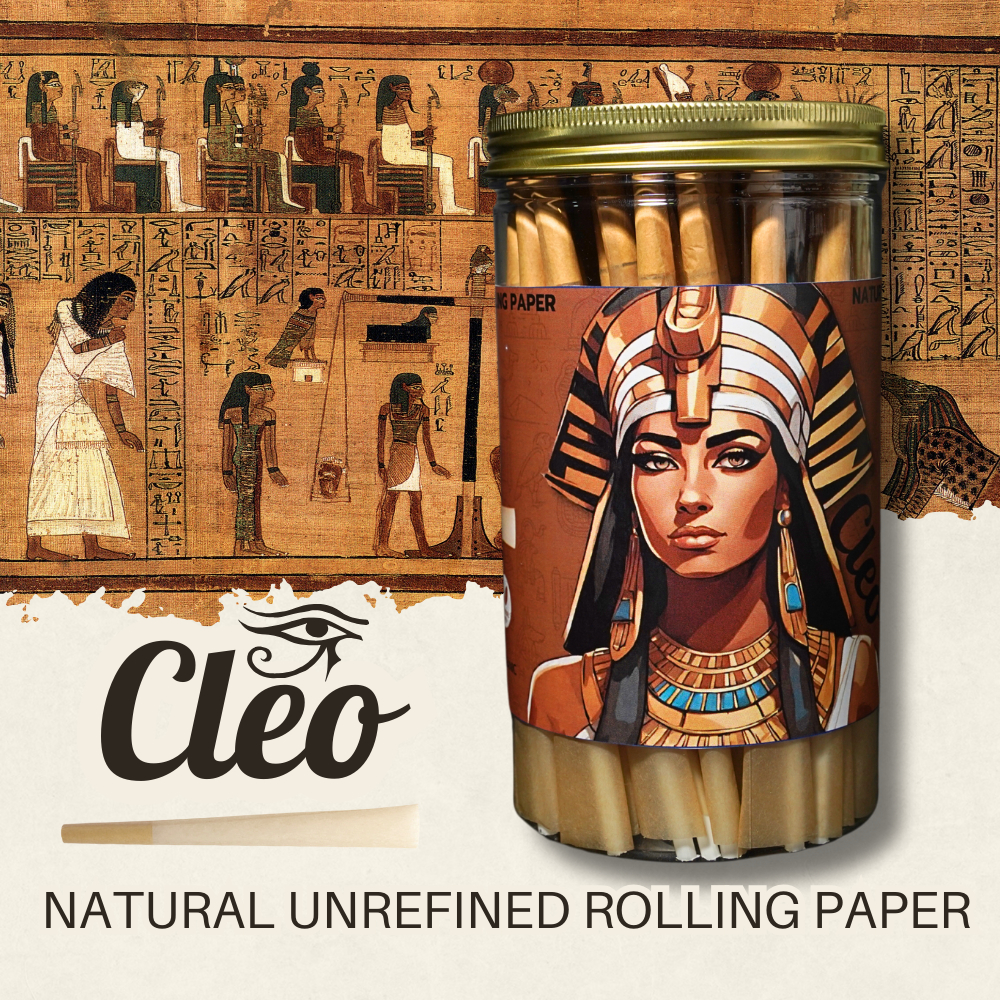 CLEO Gold Pre-Rolled กระดาษโรลพันสำเร็จ ออแกนิค โรลสำเร็จ natural100 ...