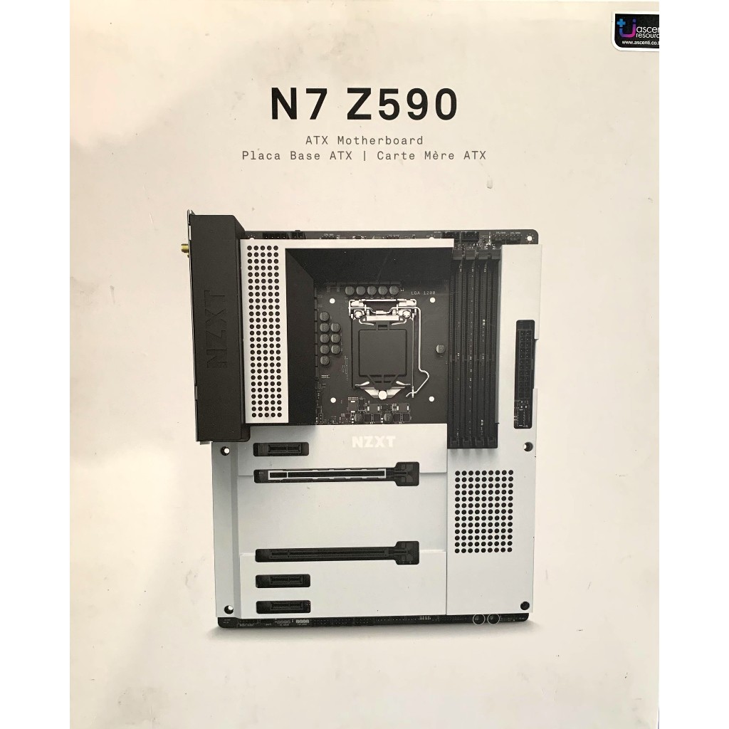 MAINBOARD (เมนบอร์ด) 1200 NZXT N7 Z590 (MATTE WHITE) มือสอง ประกันไทย ...
