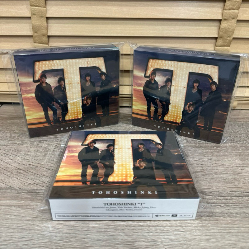 TOHOSHINKI “T” (แพ็คเกจ 4 แผ่น หายาก) TVXQ ดงบังชินกิ / 동방신기 / 東方神起 ...