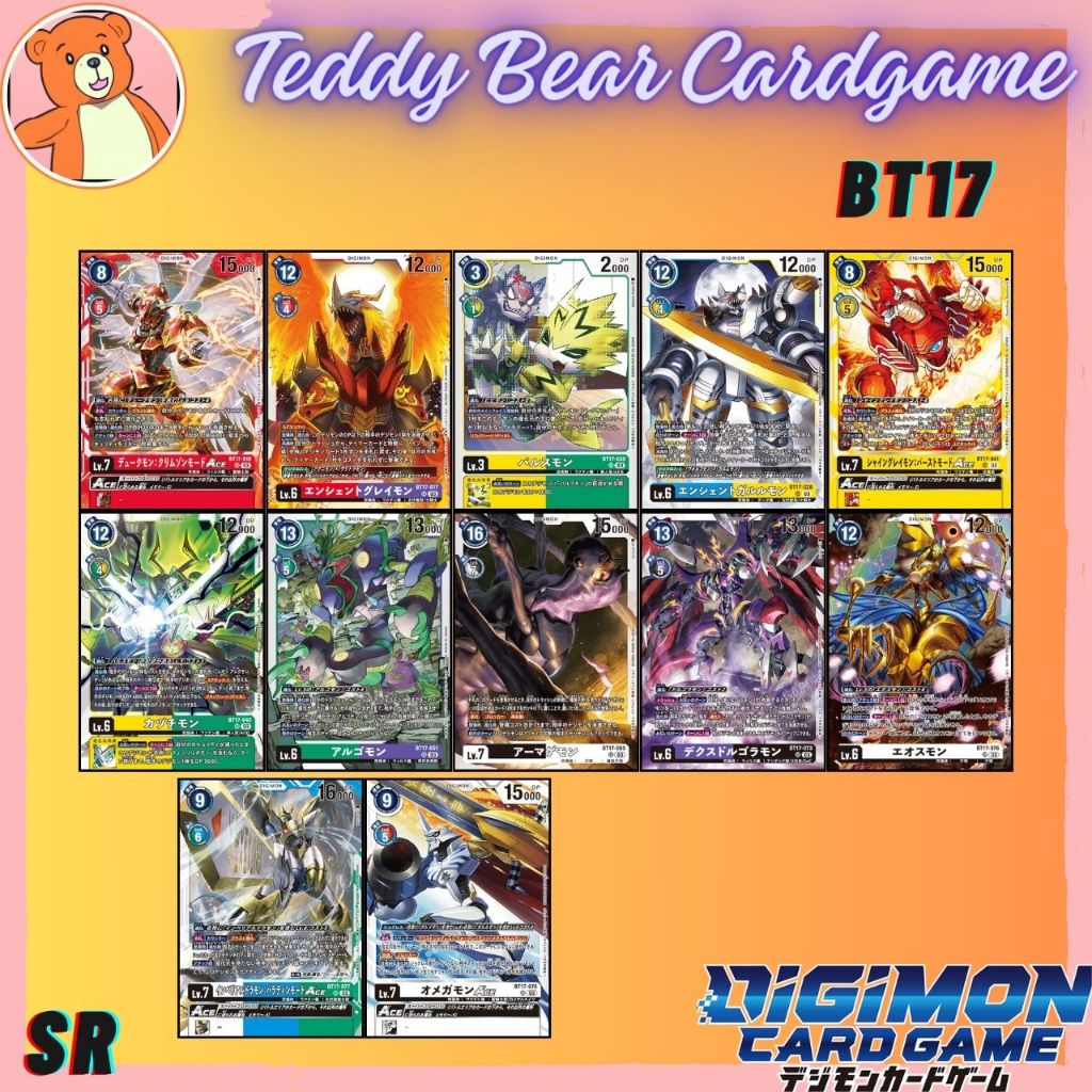Digimon Card Game BT17: Secret Crisis Single Card (SR) | Shopee Thailand