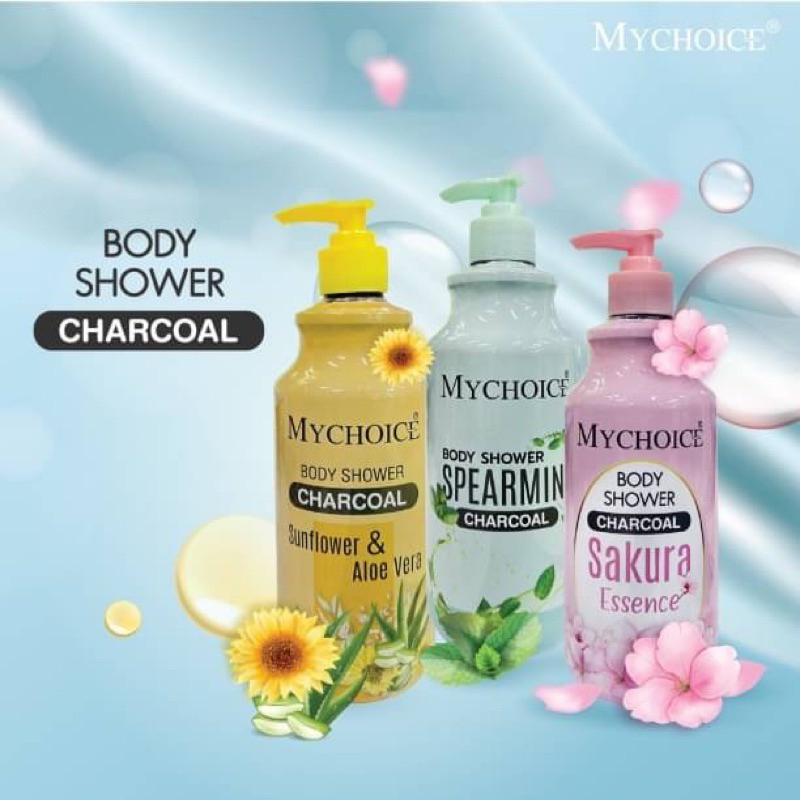 ครีมอาบน้ำ MYCHOICE BODY SHOWER มายช้อยส์ ครีมอาบน้ำชาร์โคล ขนาด 400 มล. Mychoice | Shopee Thailand