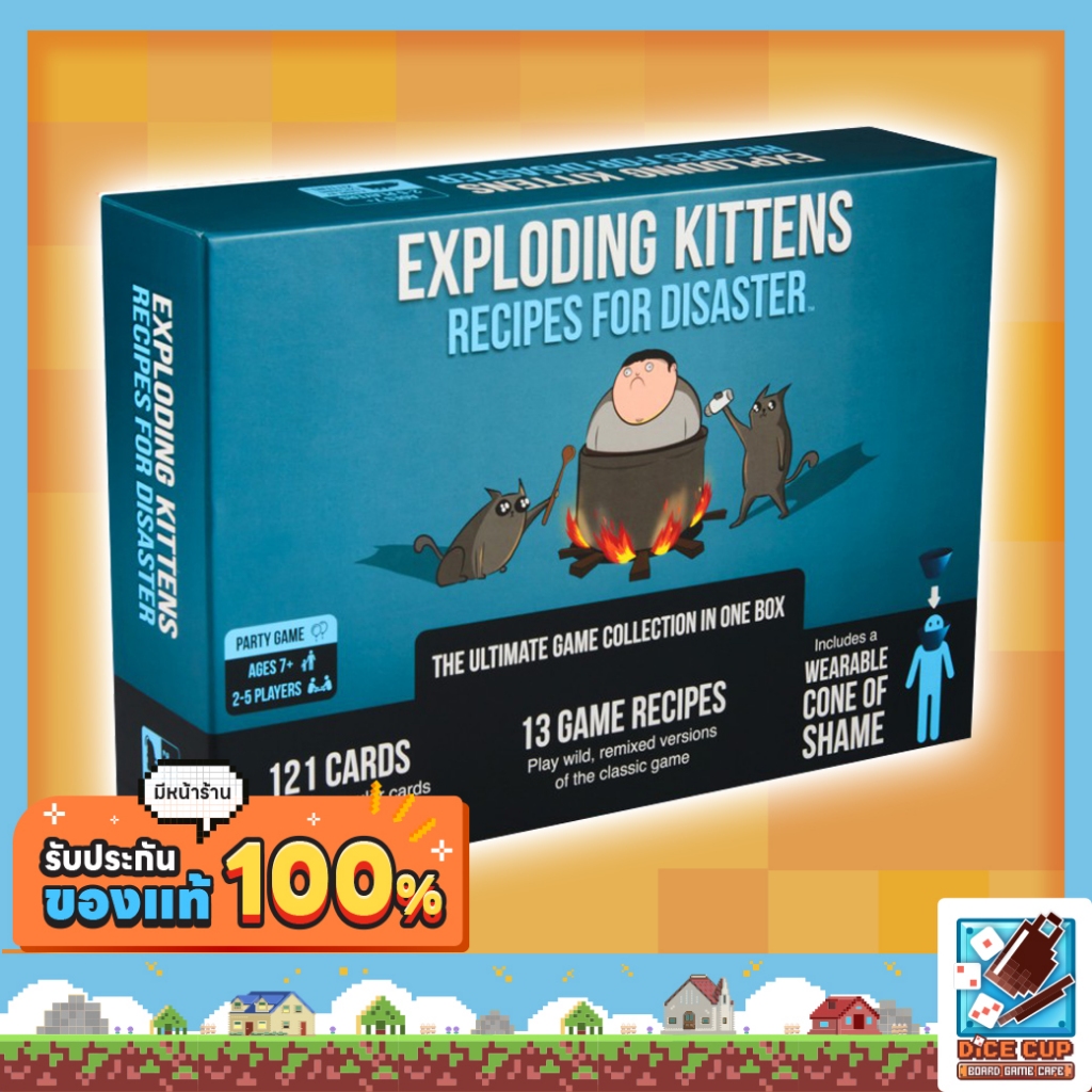 [ของแท้] Exploding Kittens : Recipes for Disaster Board Game | Shopee ...