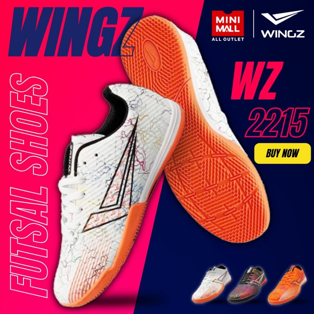 รองเท้าฟุตซอล [Wingz WZ 2215] รองเท้าฟุตบอลหนังสังเคราะห์ น้ำหนักเบา ...