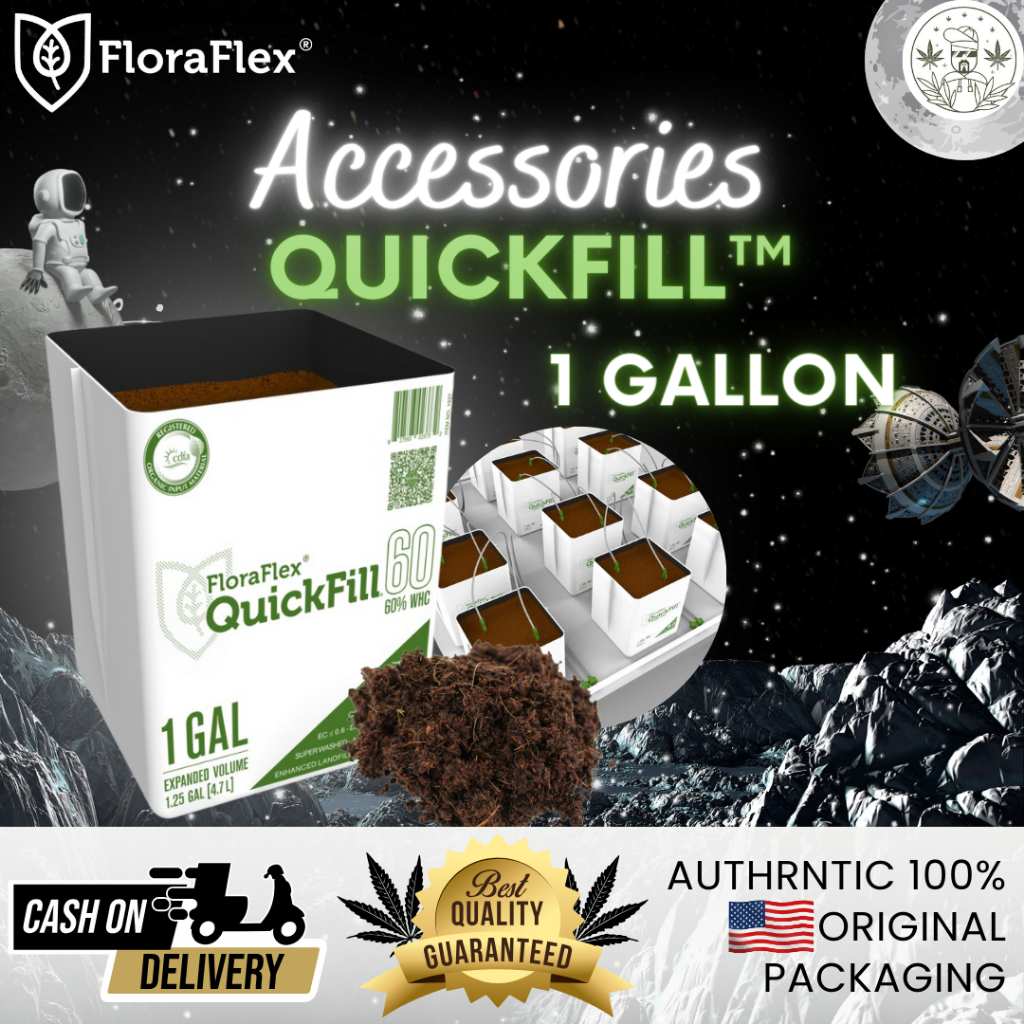 QuickFill Bag 60% WHC 1 Gallon QuickFill™ ถุงขุยมะพร้าว มาพร้อมกับรูตรงกลางสำหรับ 40|40 COCO ...