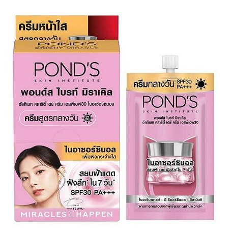 Pond's Bright Miracle Ultimate Clarity Day Cream SPF30 PA+++ 6.5 กรัมx6 ซอง (8851932461337 ...
