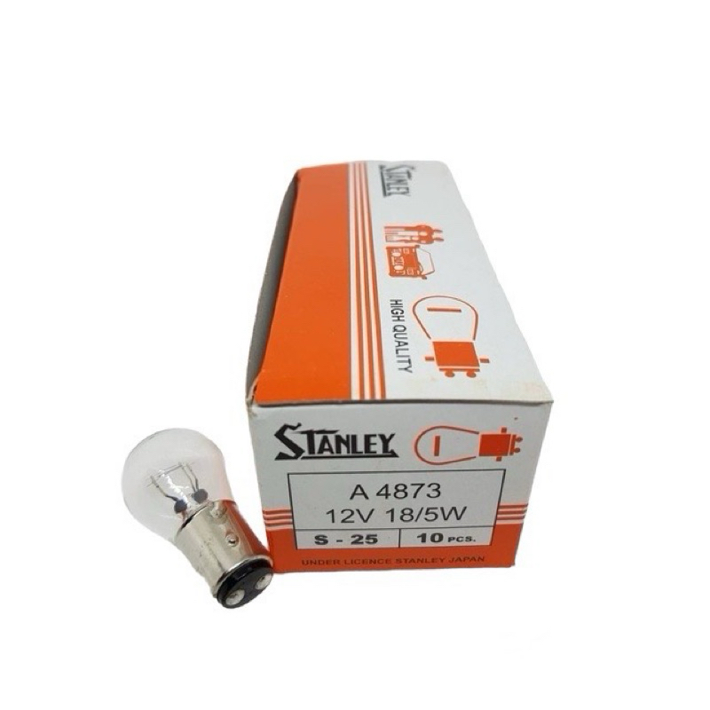 หลอดไฟท้าย Stanley แท้ S-25 12V 18/5W | Shopee Thailand